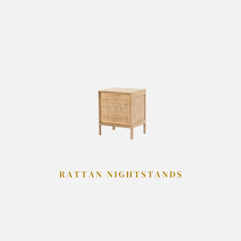 Nightstands - Rattan | Crafts Mill Bespoke Furniture