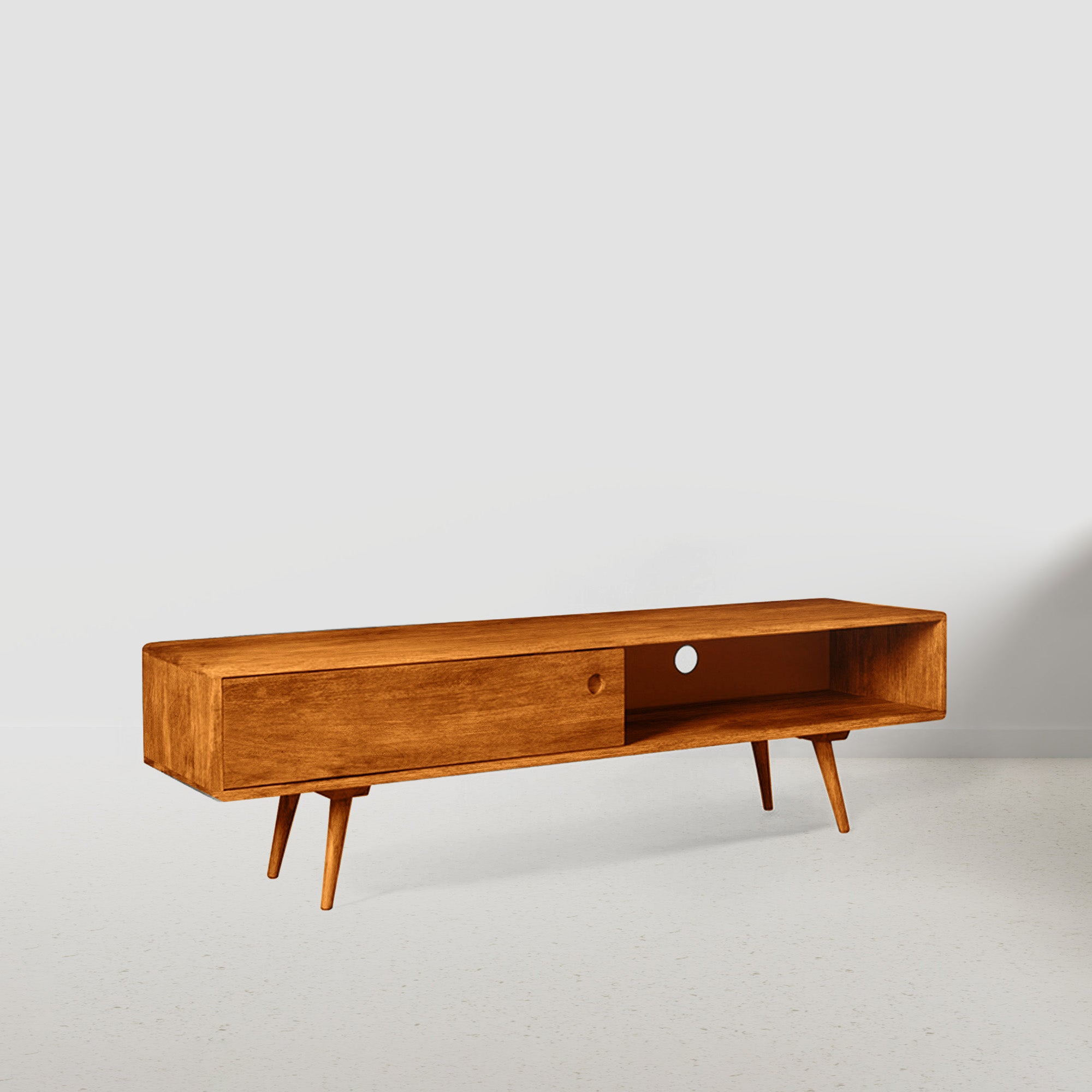 Sven Mango Wood TV Unit Console – Crafts Mill Bespoke Furniture