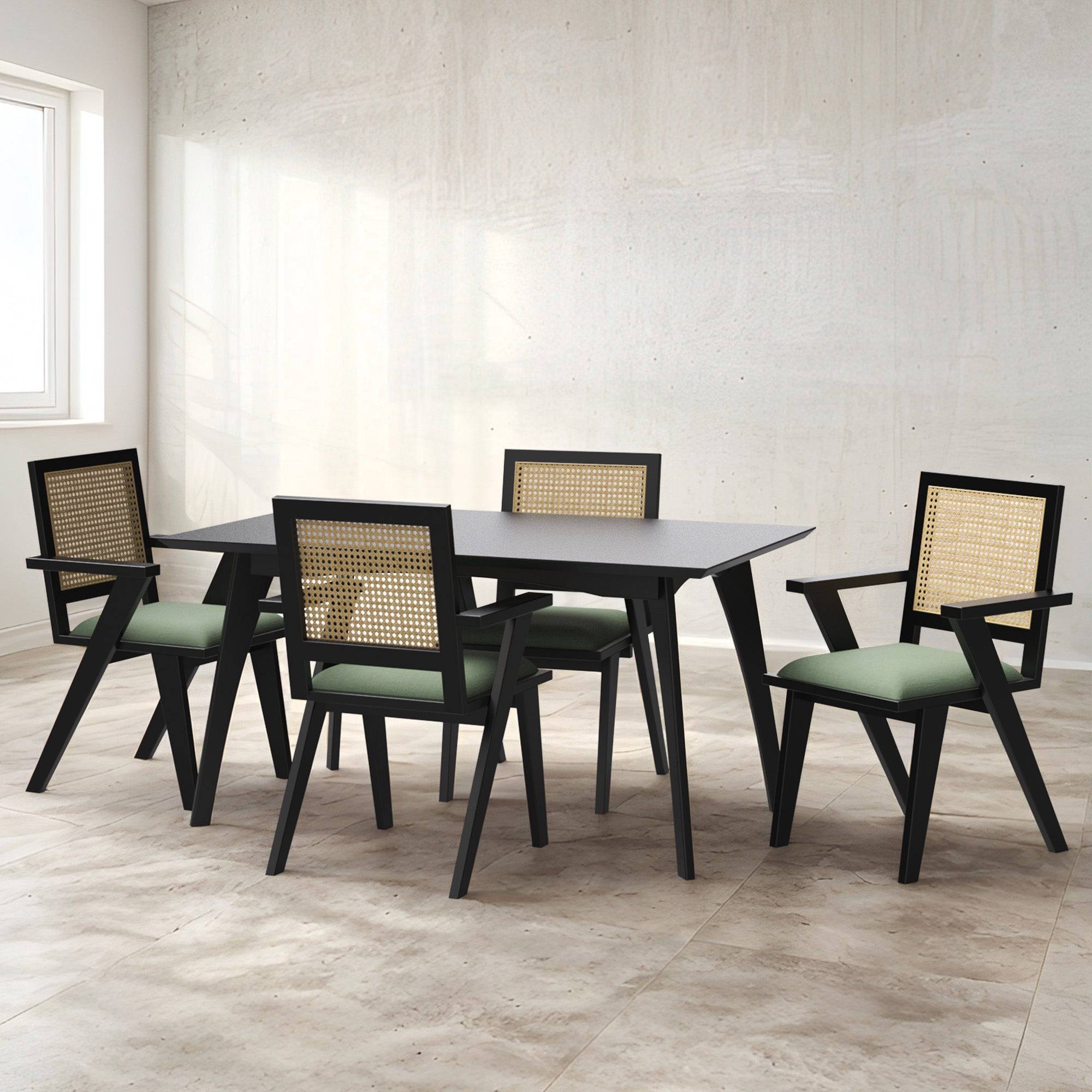 Gina-Flora Dining Table Set - 4 & 6 Seater / All Sizes | Crafts Mill ...
