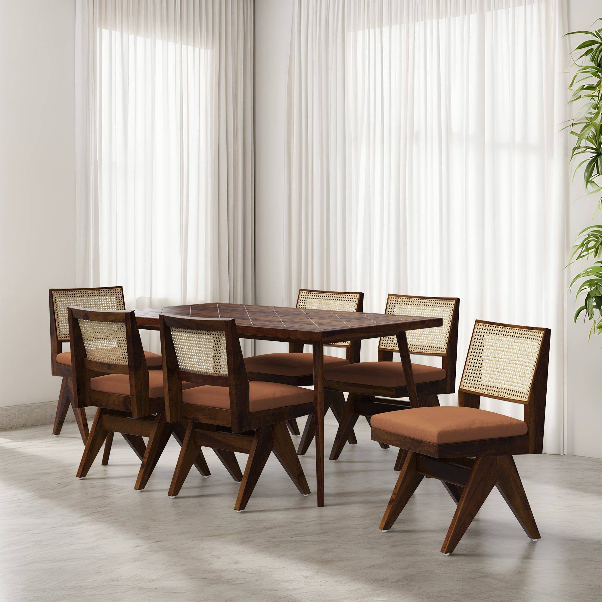 Helena-Jean Dining Table Set- 4,6 & 8 Seater/ All sizes | Crafts Mill ...